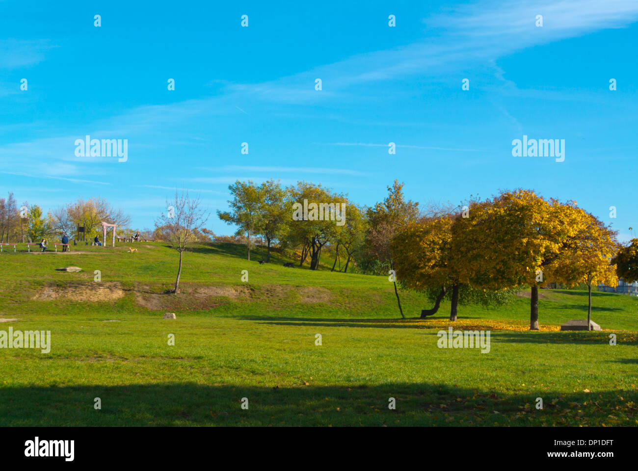Parukarka park Zizkov district Prague Czech Republic Europe Stock Photo ...