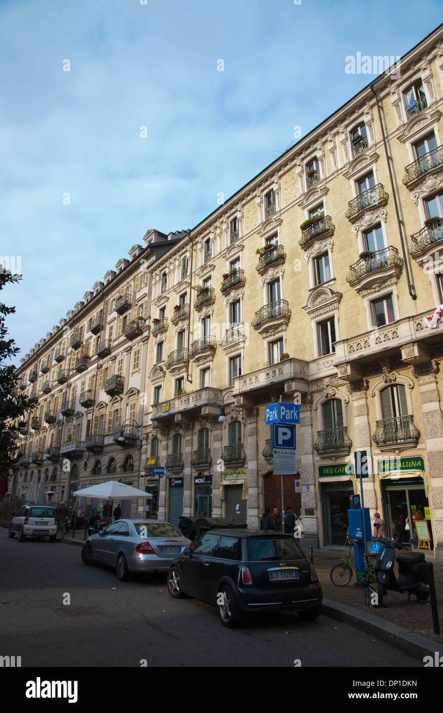 Piazza Emanuele Filiberto square Quadrilatero Romano district central ...
