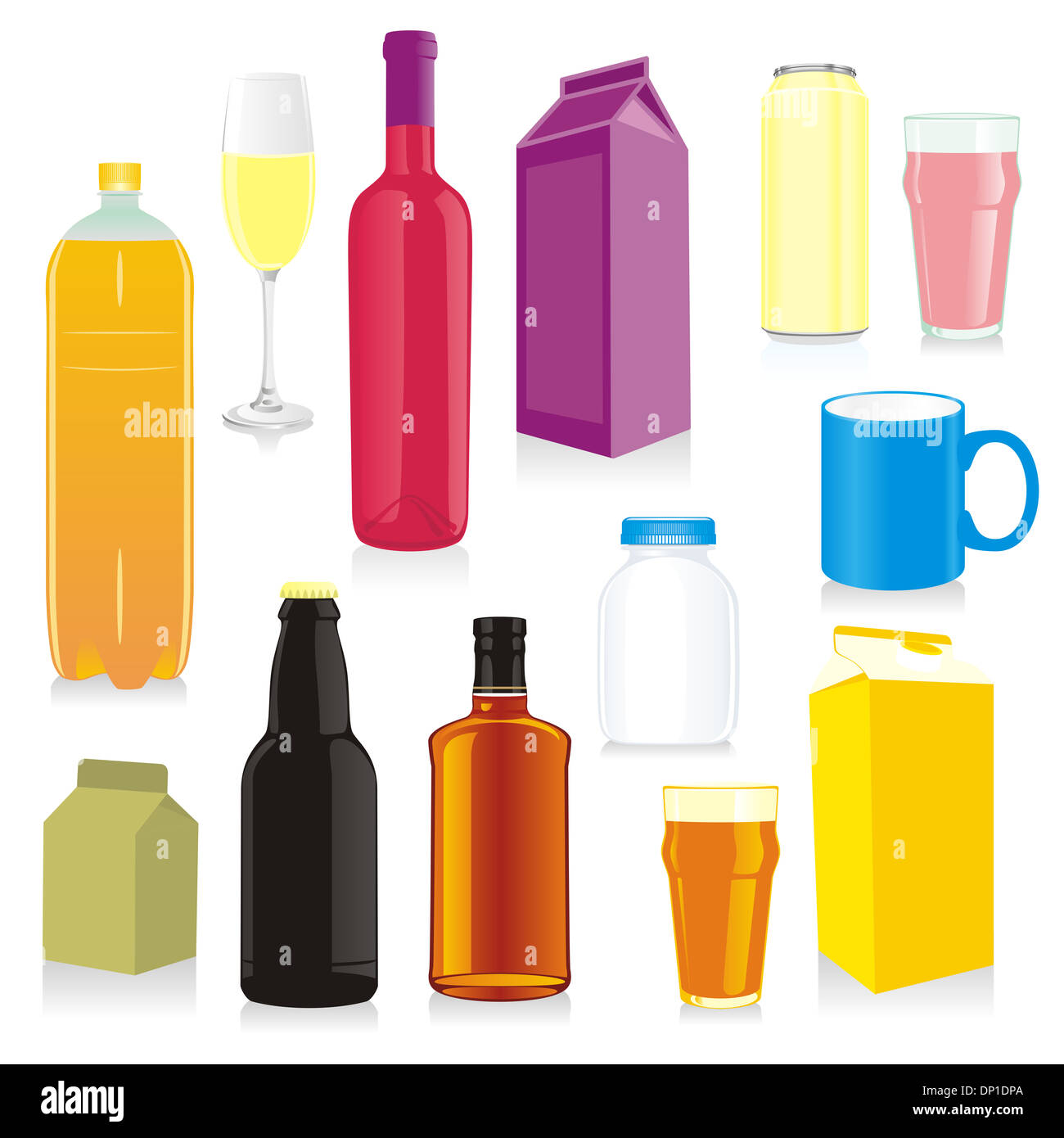 isolated drink containers Stock Photo - Alamy
