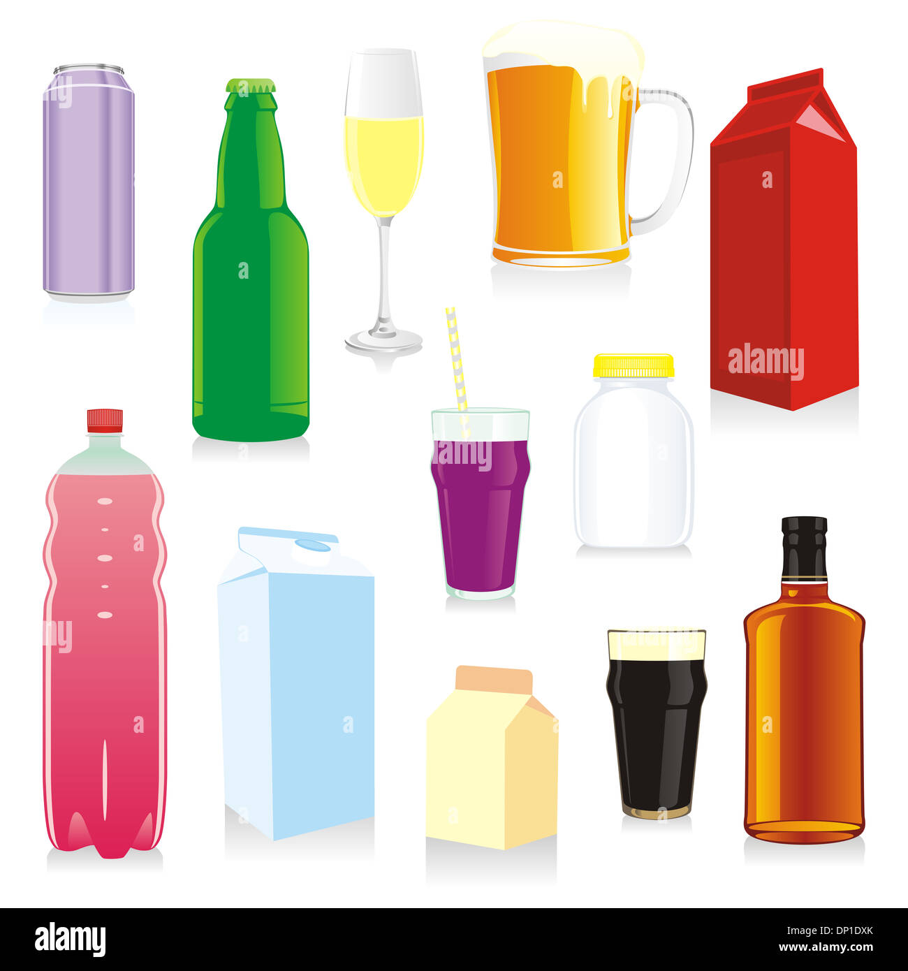 isolated drink containers Stock Photo - Alamy