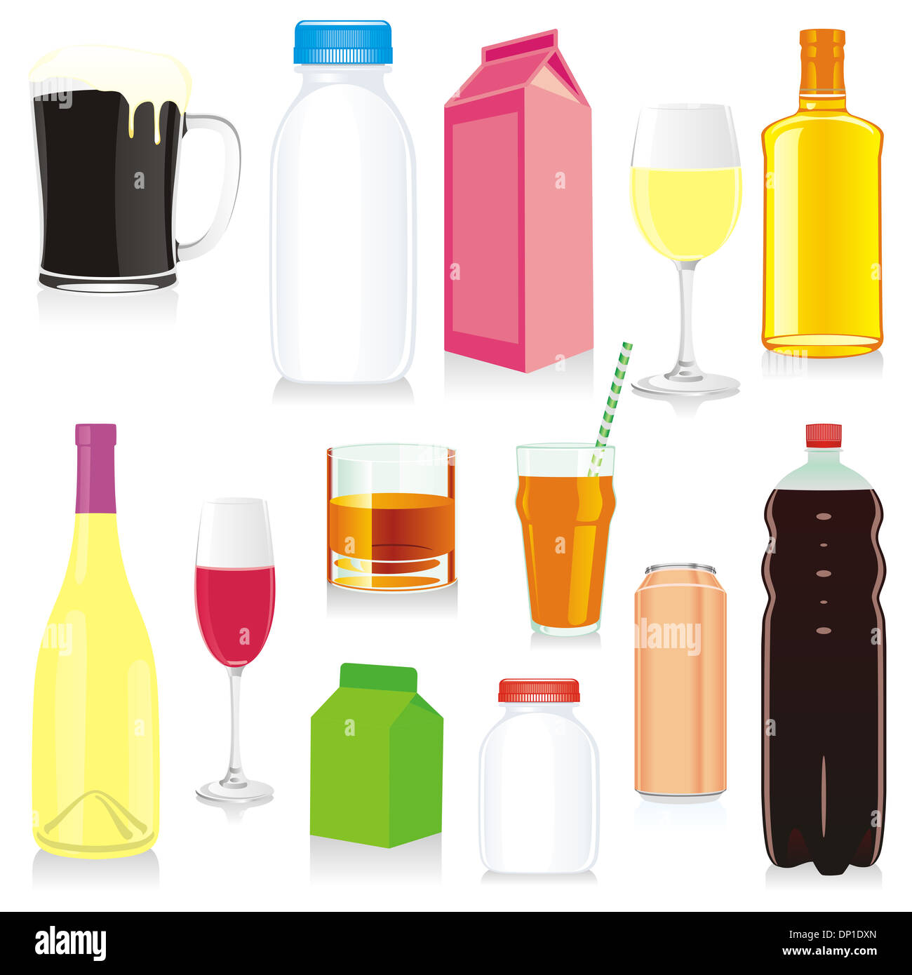 isolated drink containers Stock Photo - Alamy