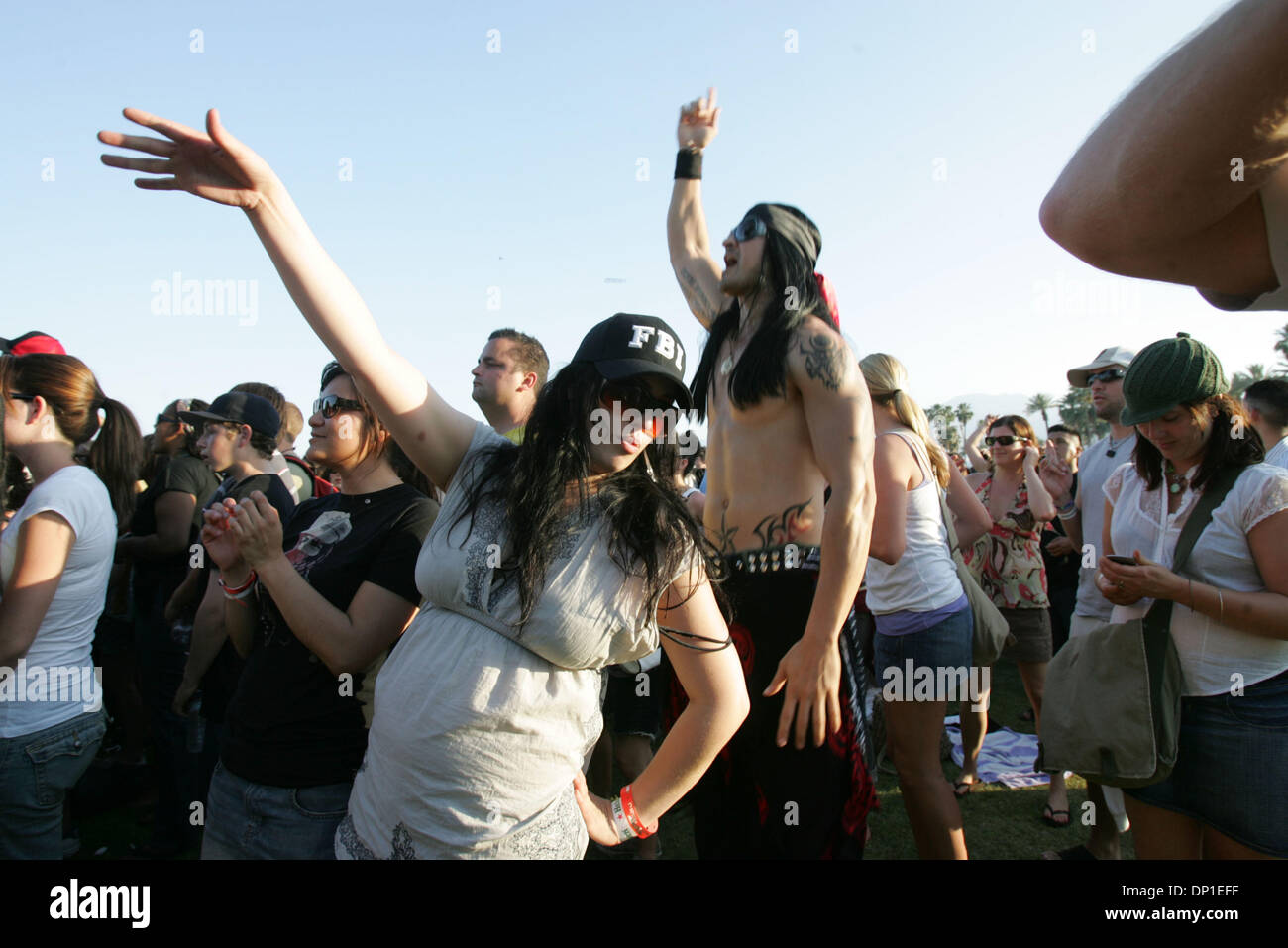 Festival goers coachella hi-res stock photography and images - Alamy