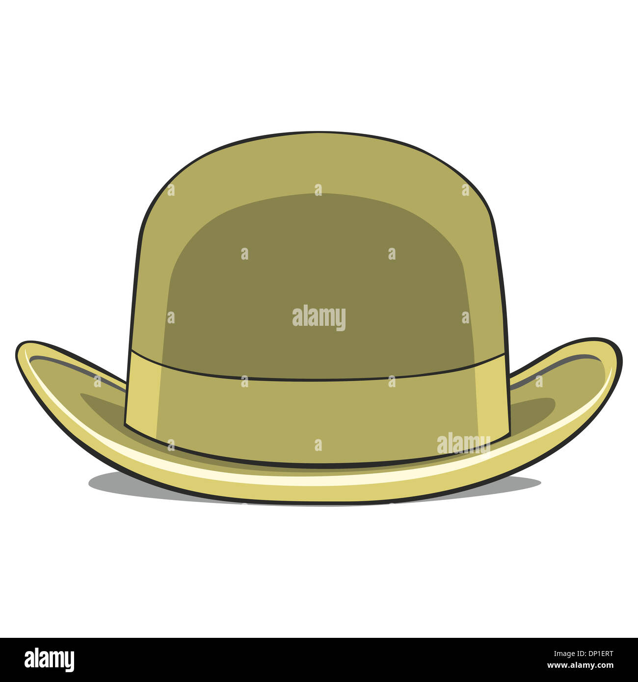 Retro silhouette top hat hi-res stock photography and images - Alamy