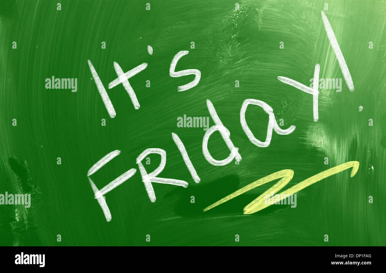 It's Friday Concept Stock Photo - Alamy