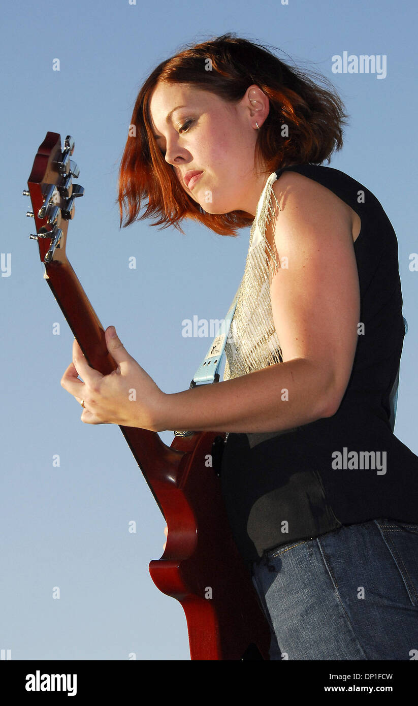 April 30, 2006; Indio, CA, USA; CORIN TUCKER of 'Sleater-Kinney ...