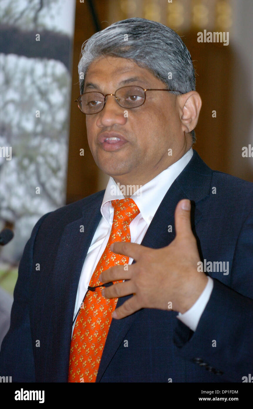 May 01, 2006; Manhattan, NY, USA; NY PAPERS OUT. RAMANI AYER, Chairman ...