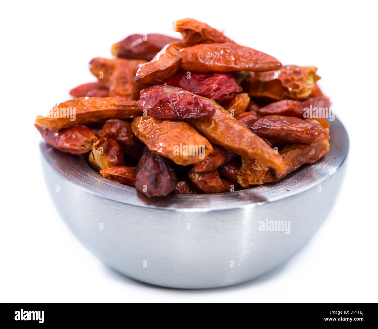 Chilli Spice in a small Bowl isolated on white background Stock Photo ...