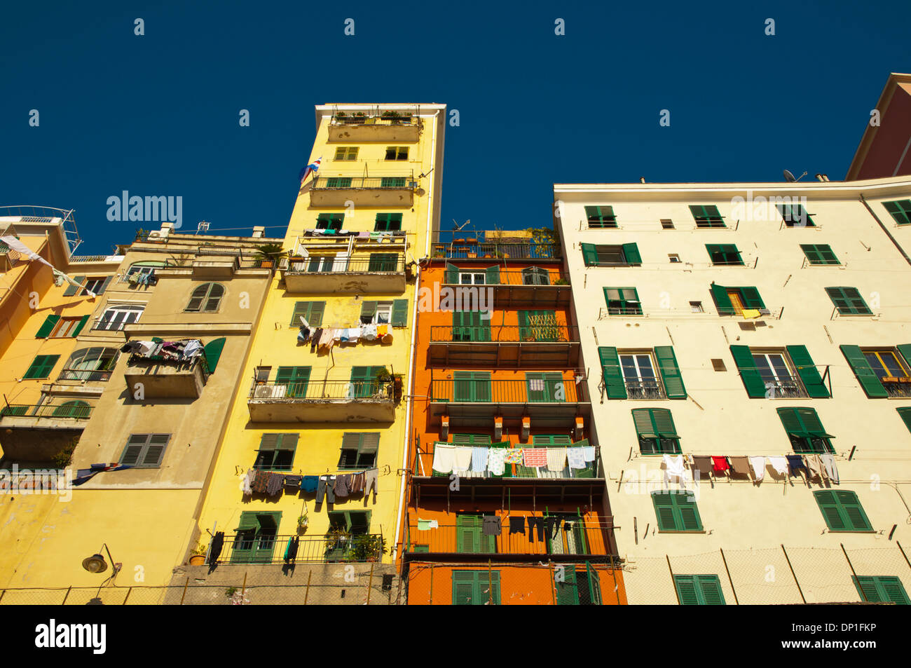Residential housing apartment buildings blocks of flats in front of the ...