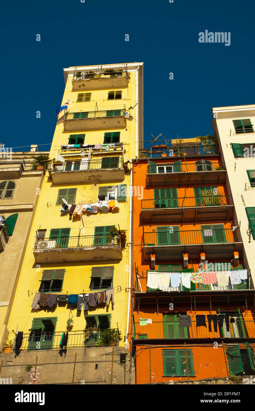 Residential housing apartment buildings blocks of flats in front of the ...