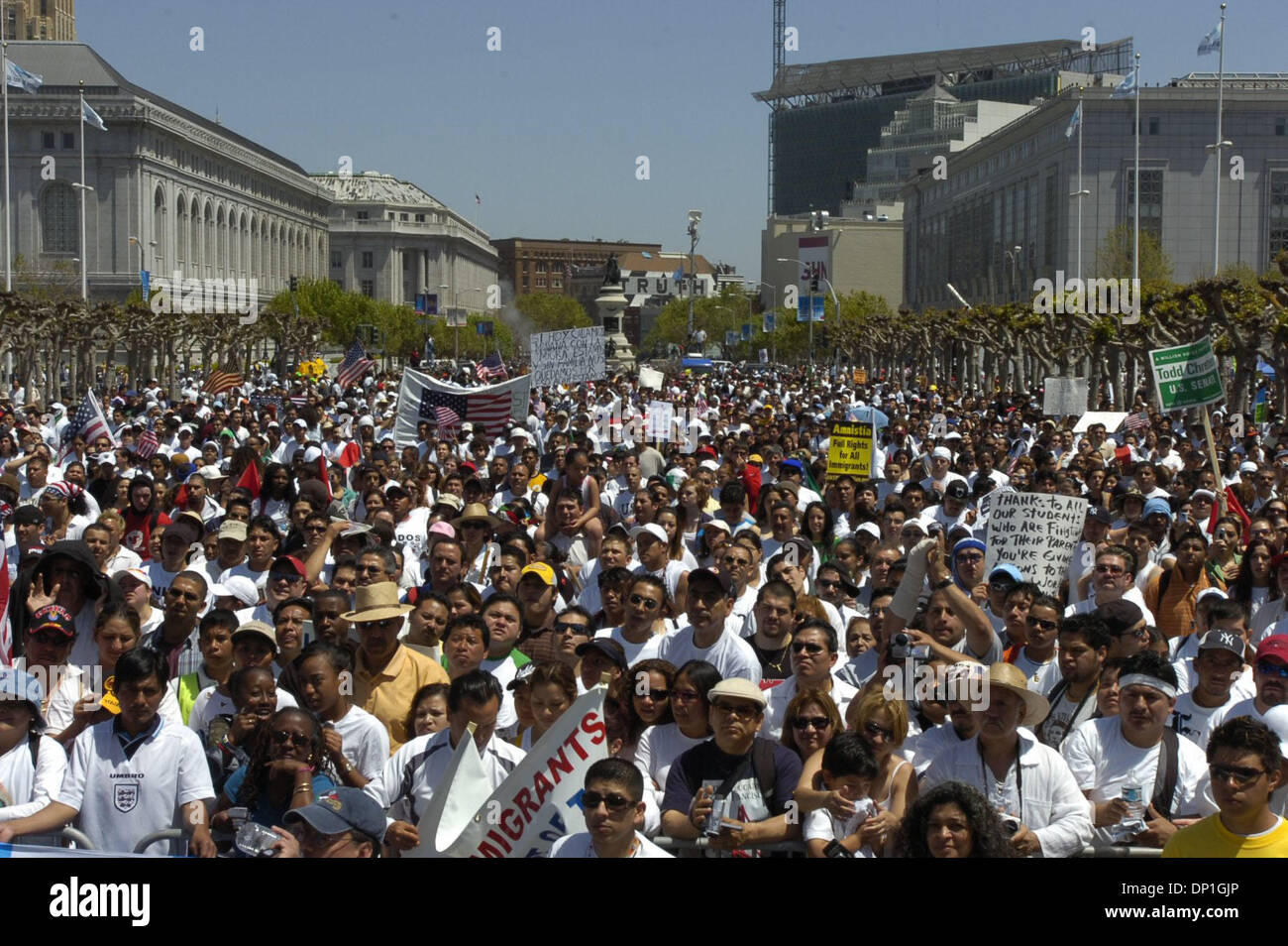 May 01, 2006; San Francisco, CA, USA; Immigrants and supporters rally ... May 01, 2006; San Francisco, CA, USA; Immigrants and supporters rally ...
