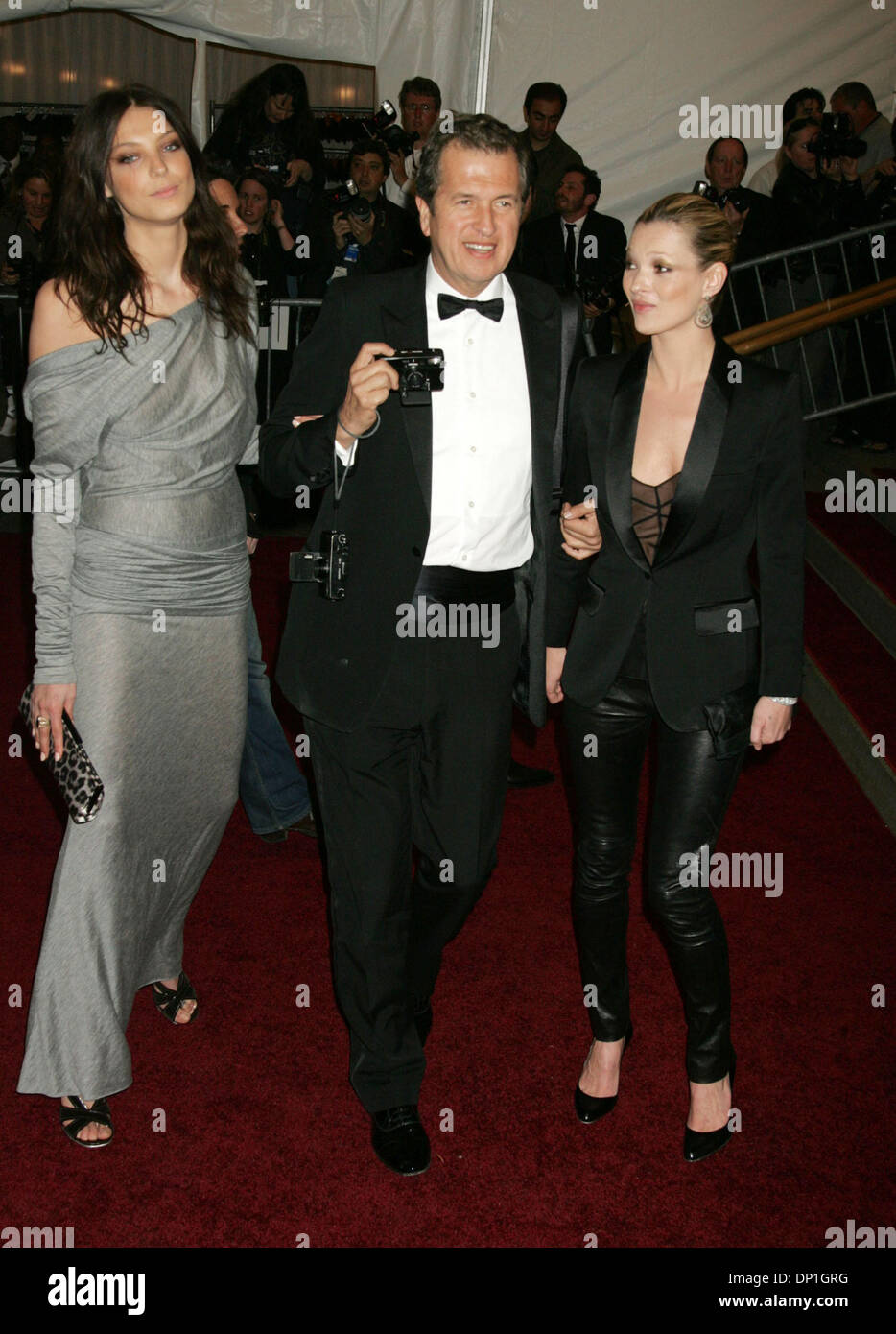 May 01, 2006; New York, NY, USA; Photographer MARIO TESTINO and model ...