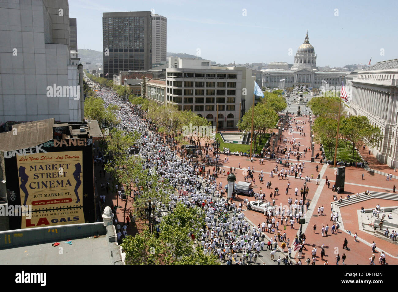 May 01, 2006; San Francisco, CA, USA; Tens of thousands of immigrants ... May 01, 2006; San Francisco, CA, USA; Tens of thousands of immigrants ...