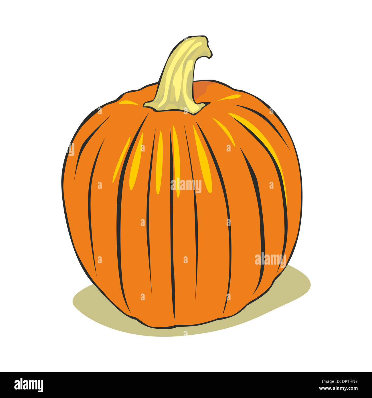 vector illustration of pumpkin Stock Photo - Alamy
