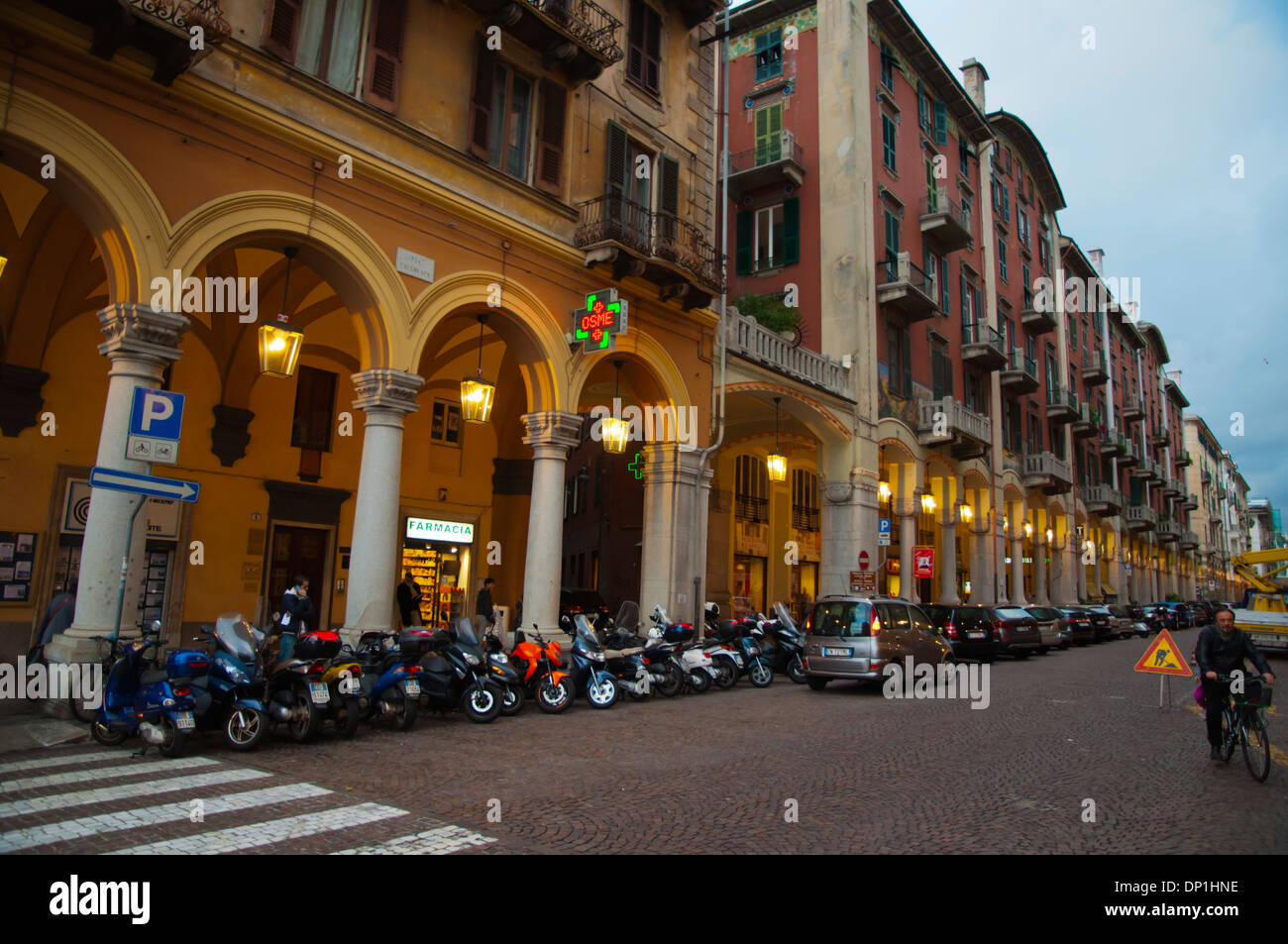 Via Paleocapa main street Savona city Liguria region Italy Europe Stock ...