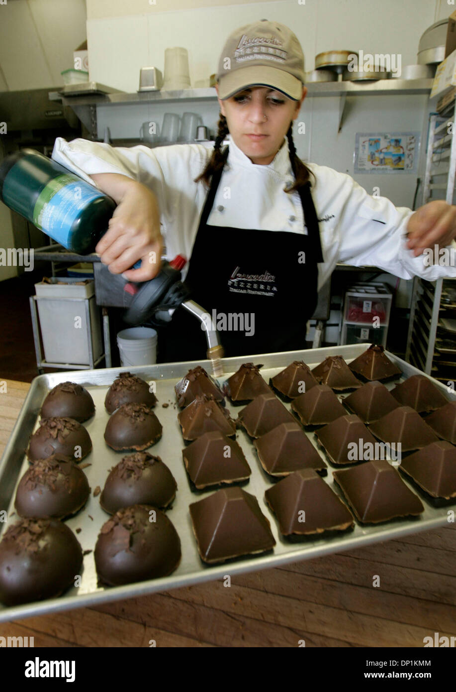 May 04, 2006; Encinitas, CA, USA; NIKKI SCHAEFFER, pastry chef for ...