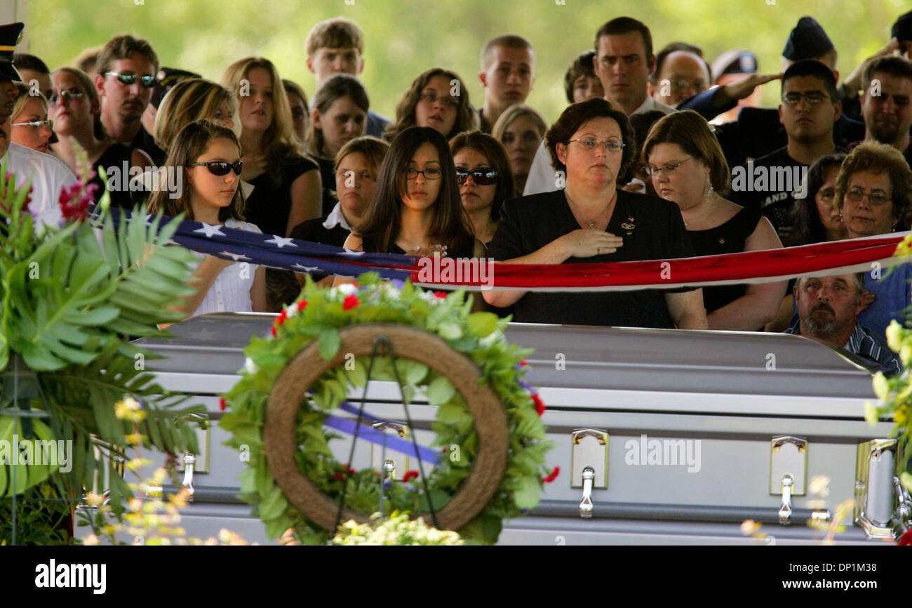 May 05, 2006; San Antonio, TX, USA; Family of Corporal Jason Brent ...