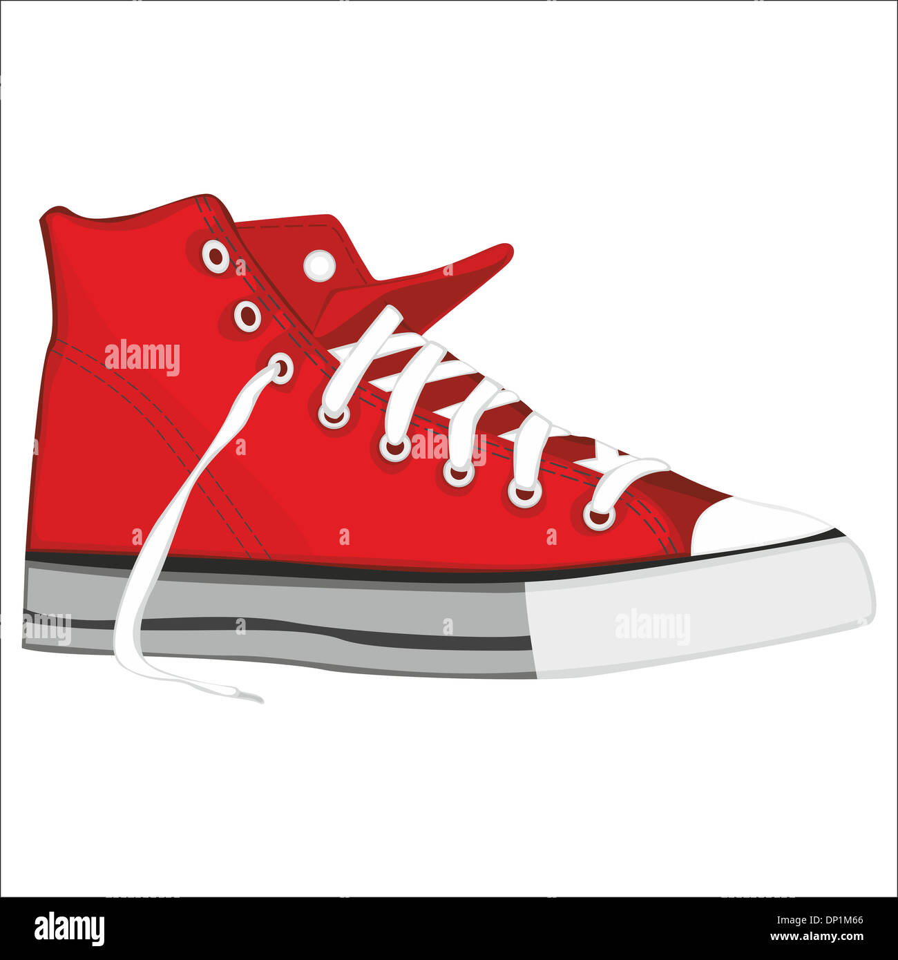 vector illustration of isolated shoes Stock Photo - Alamy