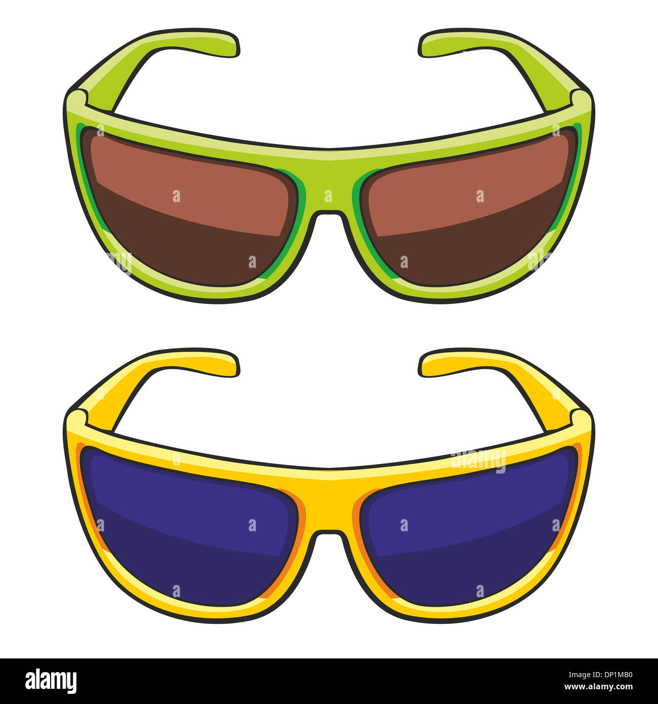 illustration of sun glasses Stock Photo - Alamy