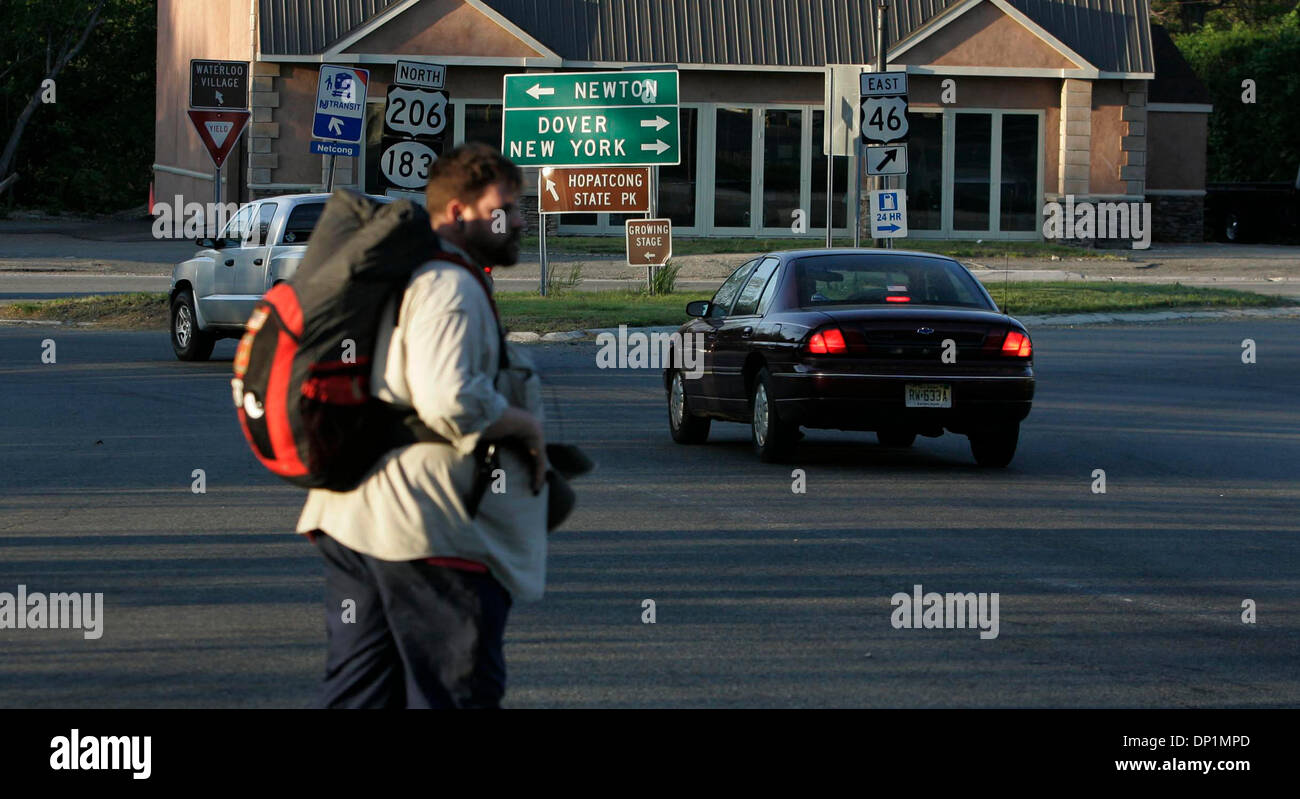 May 06, 2006; Netcong, NJ, USA; STEVE VAUGHT (The Fatman Walking ...