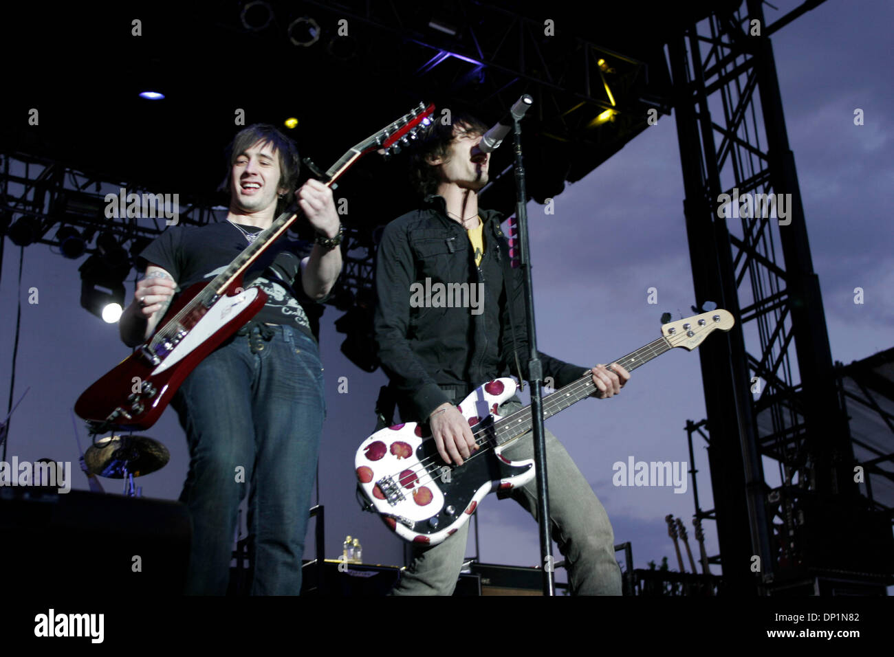 Chris gaylor of the all american rejects hi-res stock photography and ...