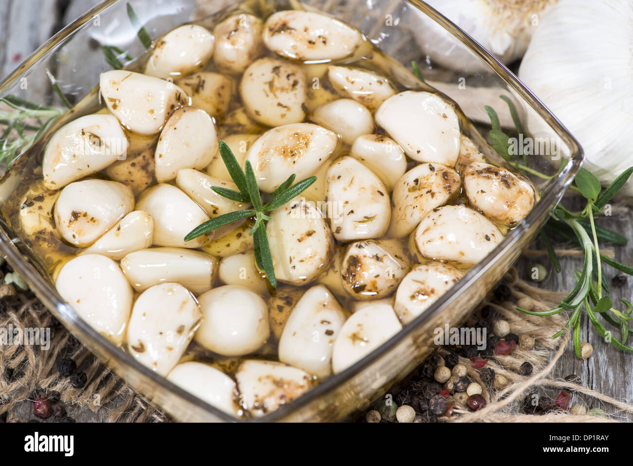 Preserved garlic hi-res stock photography and images - Alamy