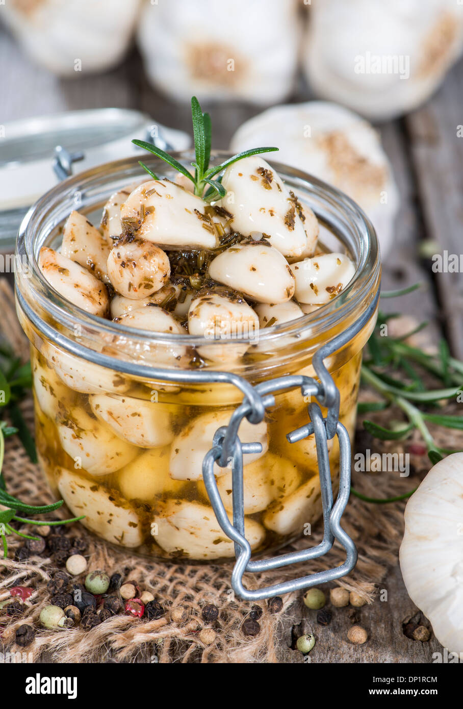 Preserved garlic hi-res stock photography and images - Alamy