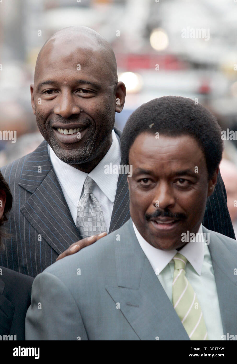 May 09, 2006; Los Angeles, CA, USA; Former Lakers JAMES WORTHY joins to ...