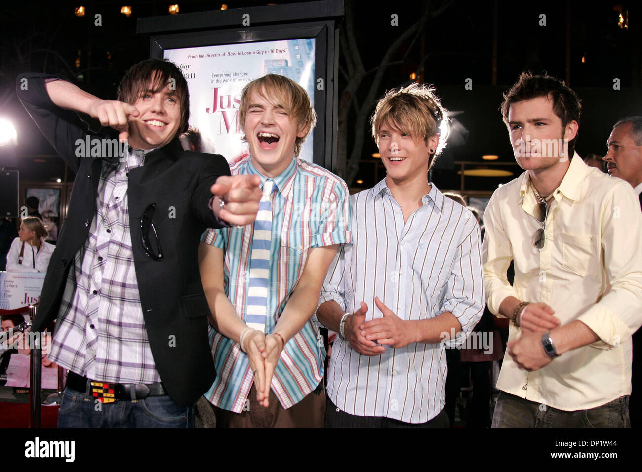 May 9, 2006; Westwood, California, USA; Musical Group McFLY at the ...