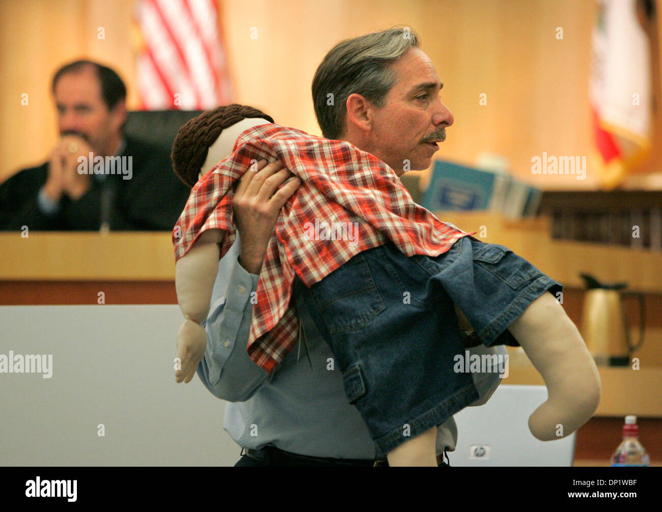 May 09, 2006; Vista, CA, USA; During opening statements DAVID LEVINE ...