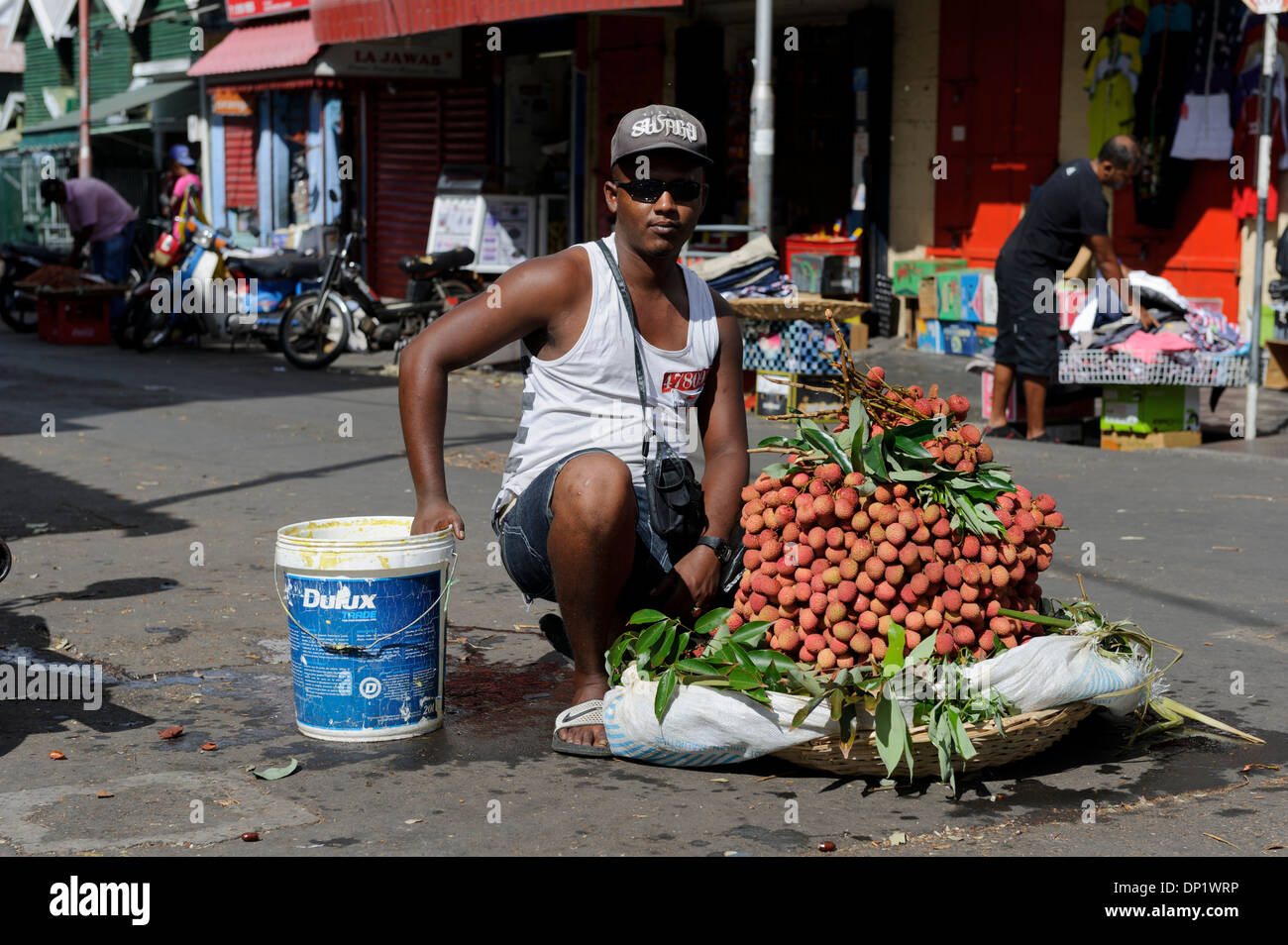 Tropical Fruit Lychee Mauritius High Resolution Stock Photography and ...