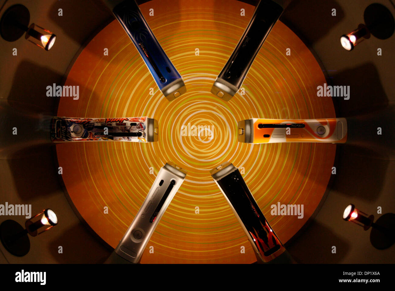 May 11, 2006; Los Angeles, CA, USA; Microsoft featured several XBox 360 ...