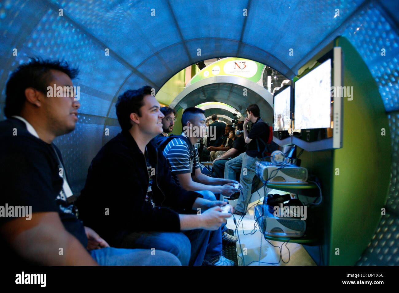 May 11, 2006; Los Angeles, CA, USA; Microsoft featured several XBox 360 ...