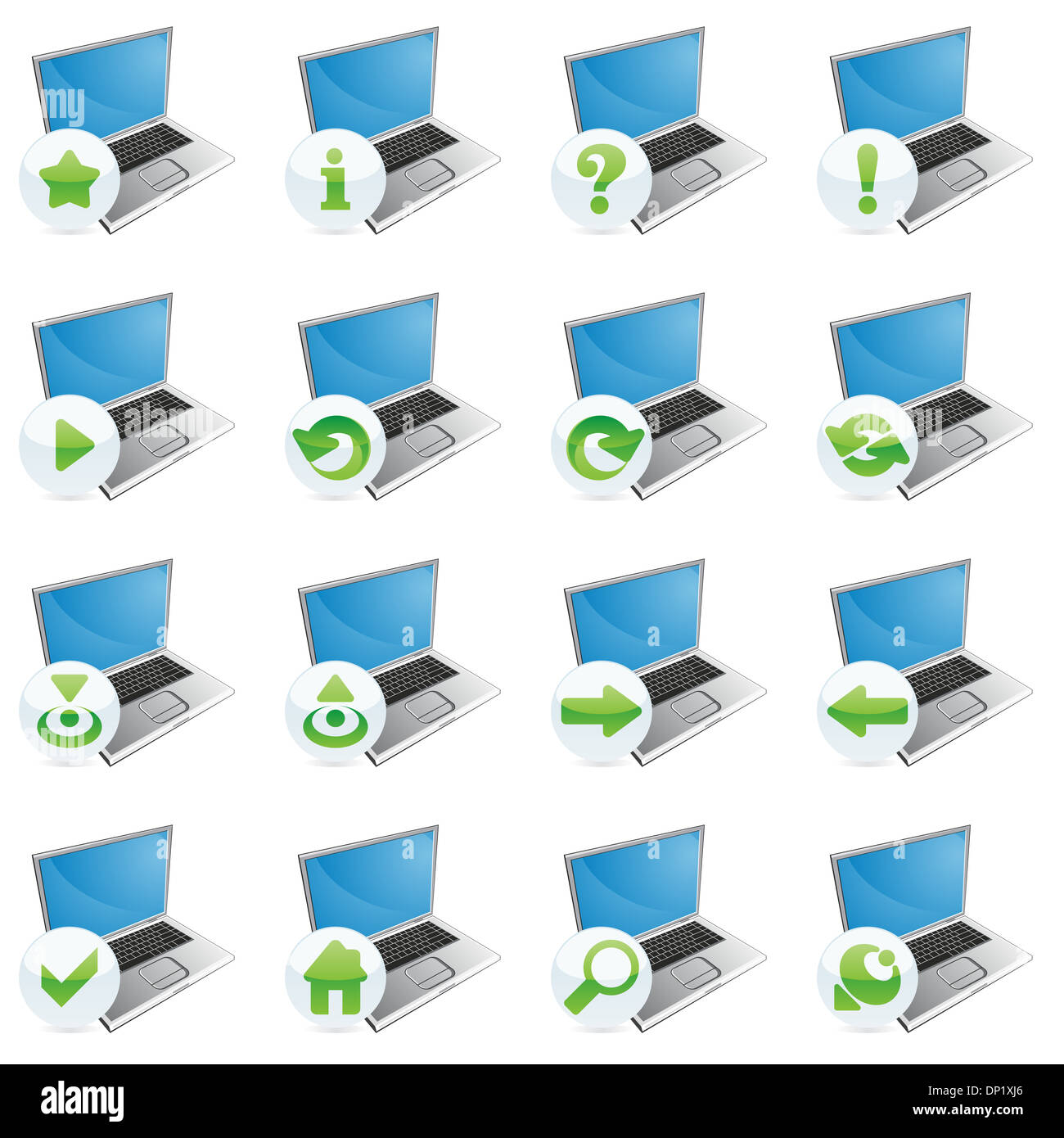 isolated internet icons Stock Photo - Alamy