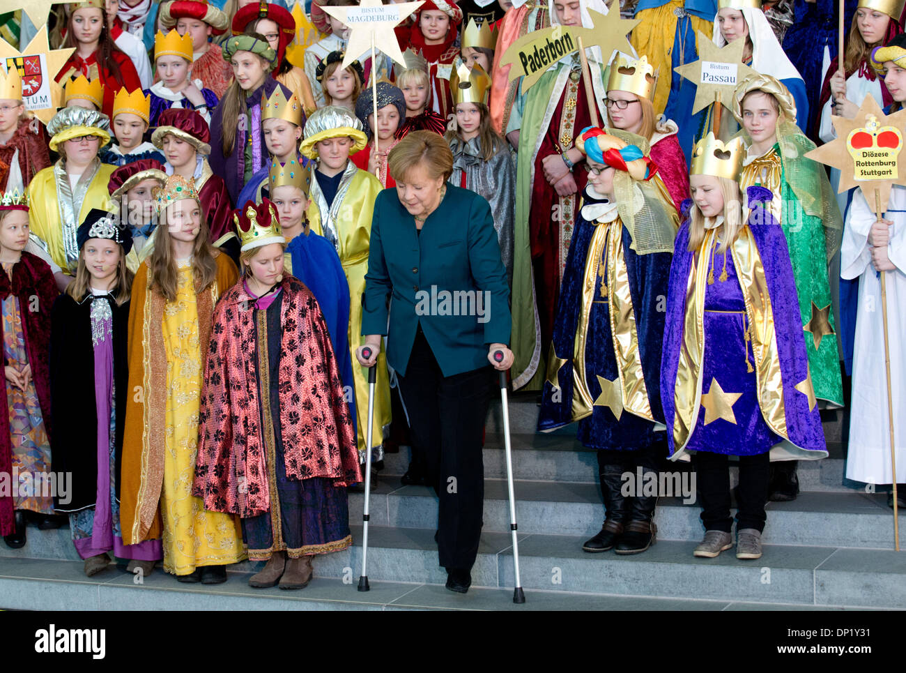 Berlin, Germany. 07th Jan, 2014. German Chancellor Angela Merkel (CDU ...