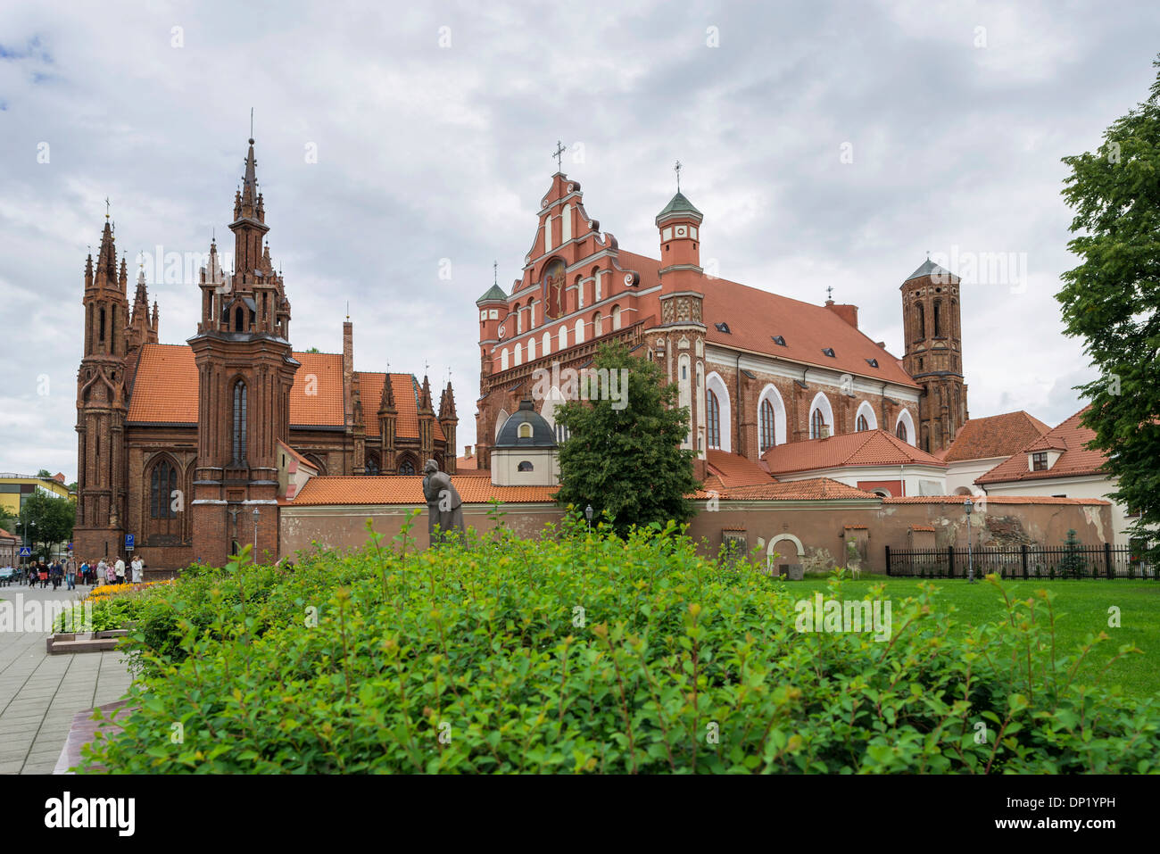 Church of St. Anne and Bernardine, Senamiestis or Vilnius Old Town ...