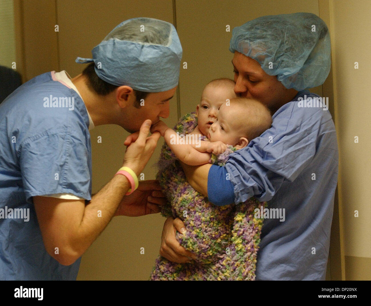 May 12, 2006; Rochester, MN, USA; On Friday the Carlsen twins went into ...