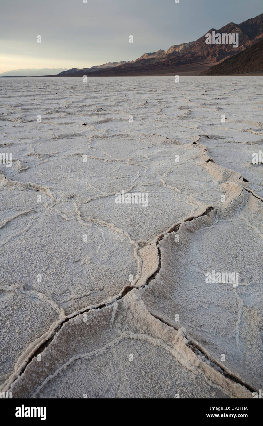 Salt soil salty death valley badwater basin national park hi-res stock ...