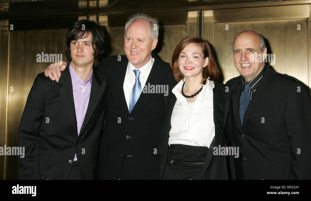 May 15, 2006; New York, NY, USA; Actors JAKE SANDVIG, JOHN LITHGOW ...