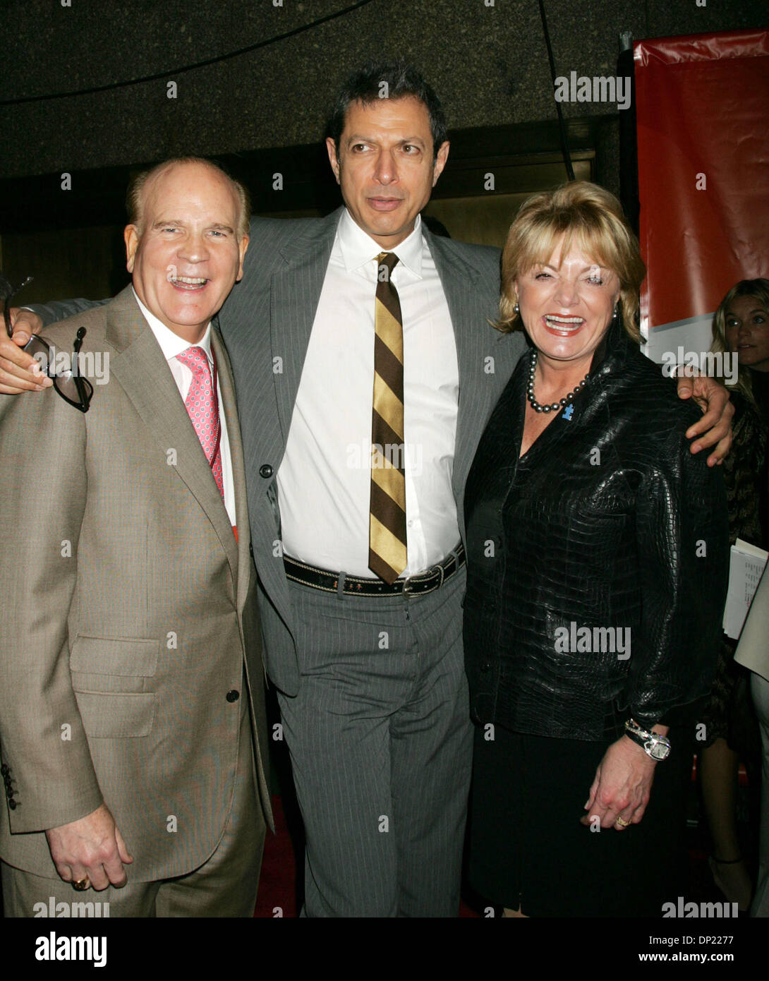 May 15, 2006; New York, NY, USA; BOB WRIGHT, actor JEFF GOLDBLUM and ...