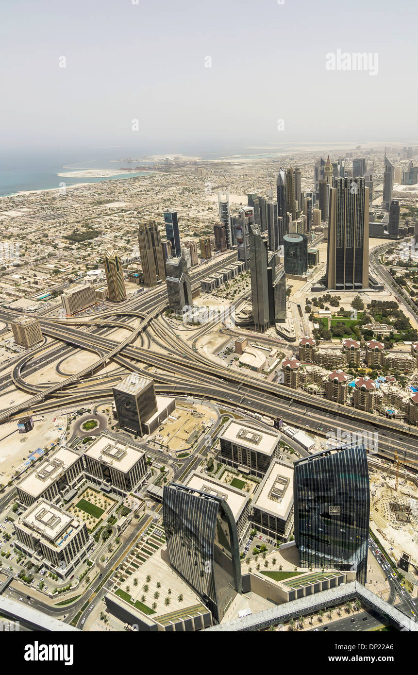 Burj khalifa aerial view hi-res stock photography and images - Alamy