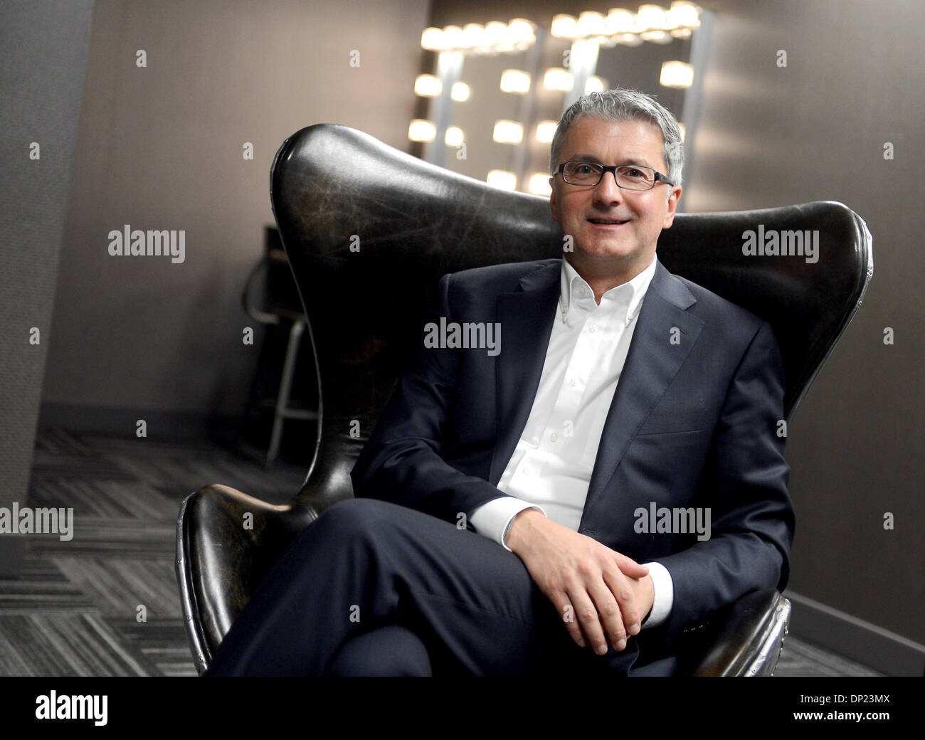 Las Vegas, USA. 06th Jan, 2014. CEO of Audi AG, Rupert Stadler, is ...