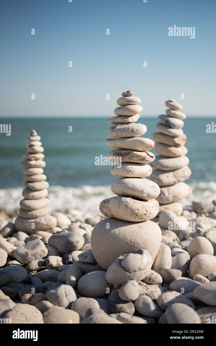 Stone Stacks, Portland Stock Photo - Alamy