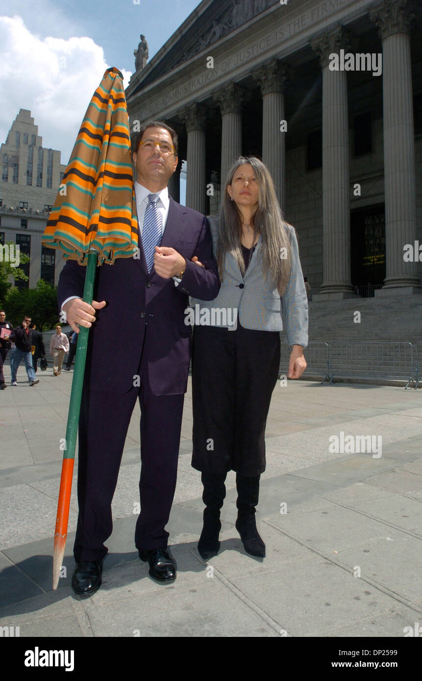 May 17, 2006; Manhattan, NY, USA; In a press conference outside ...