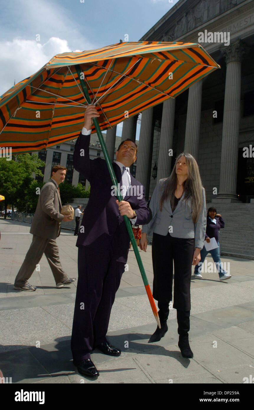 May 17, 2006; Manhattan, NY, USA; In a press conference outside ...