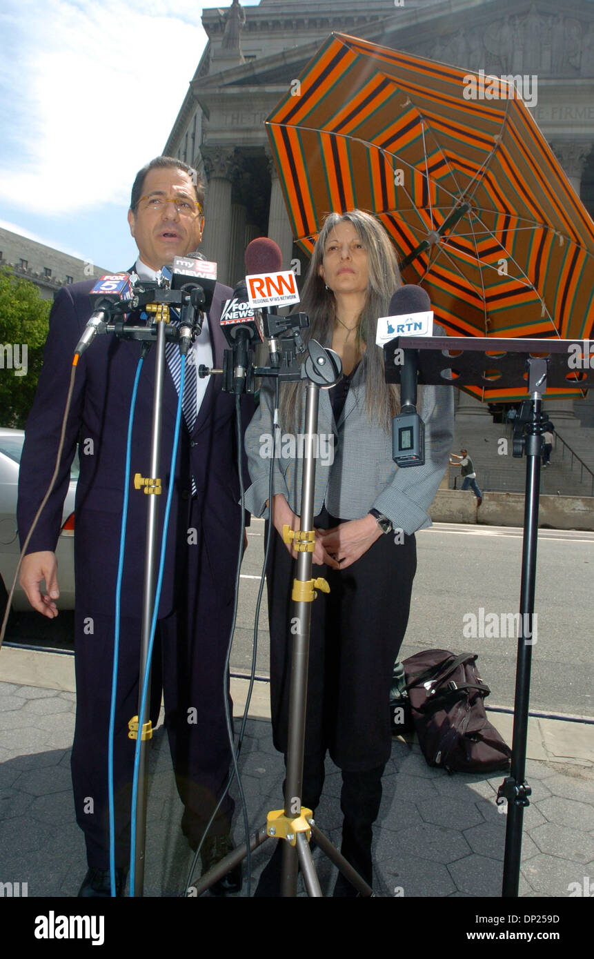 May 17, 2006; Manhattan, NY, USA; In a press conference outside ...