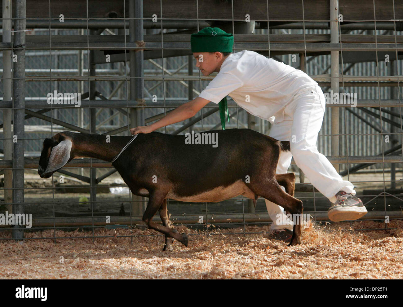May 17, 2006; San Diego, CA, USA; 11 year-old NATHAN CABLE held on to ...