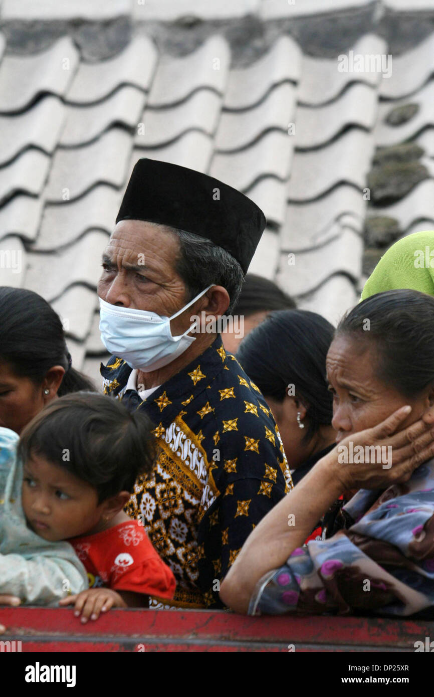 May 17, 2006; Magelang, Central Java, INDONESIA; A number of villagers ...