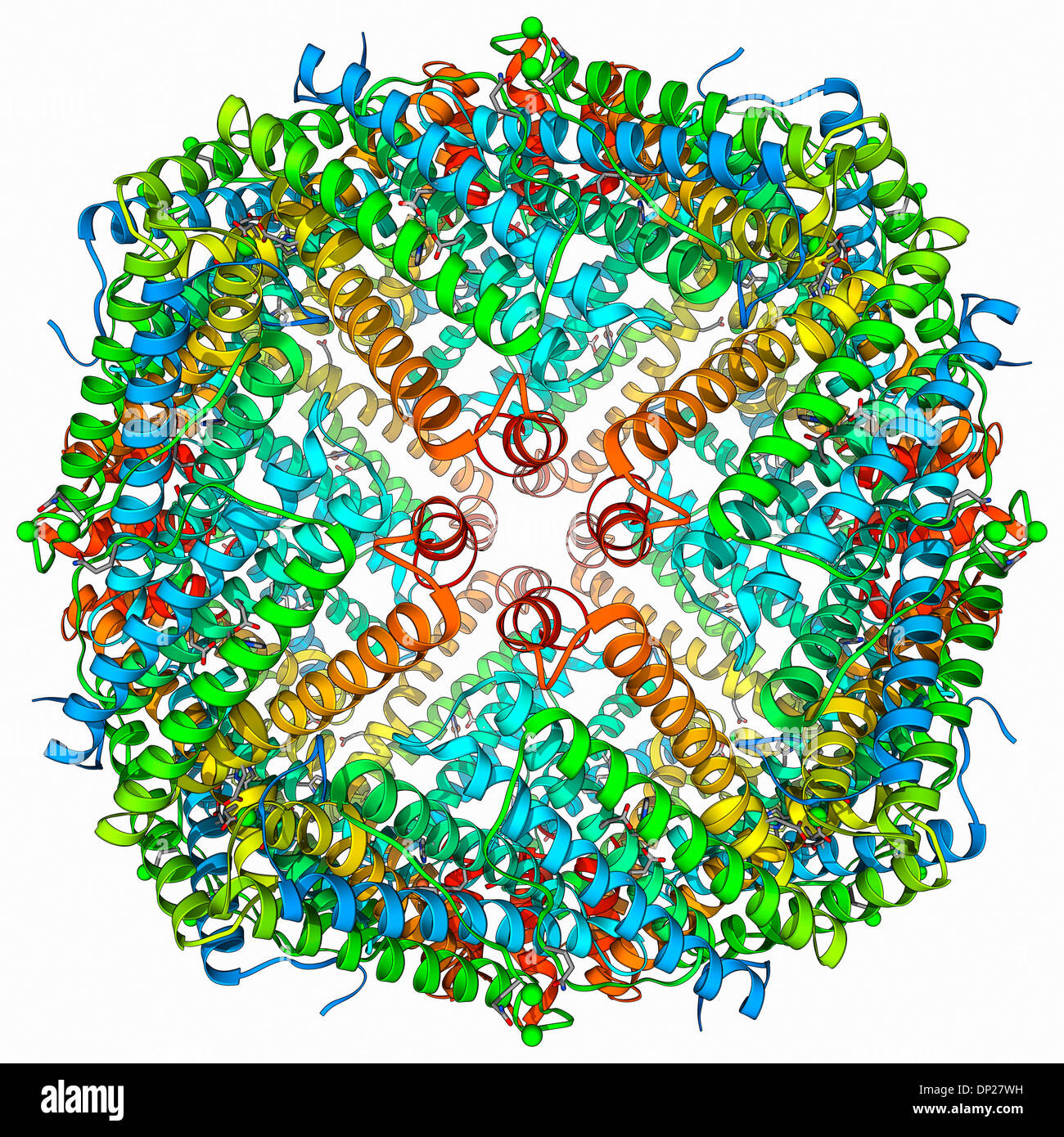 Iron storage molecule Stock Photo - Alamy