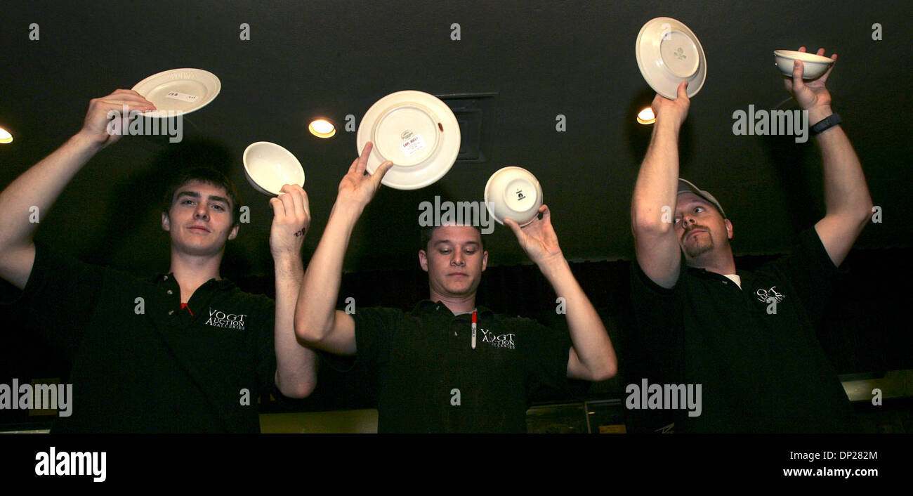 May 20, 2006; San Antonio, TX, USA; Vogt Auction assistants Eric ...