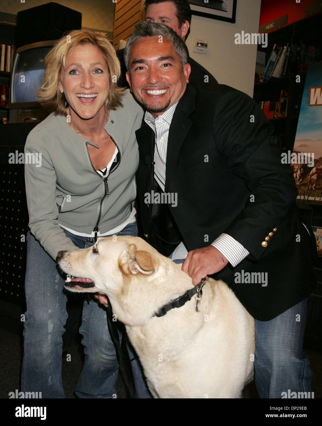 May 23, 2006; New York, NY, USA; Actress EDIE FALCO and her dog MARLEY ...